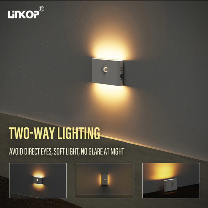 Pir Motion Sensor Night Light Indoor LED Tri Color Dimming Motion ...