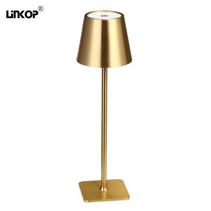 3 Color LED Table Lamp Dimmable 5V C Shaped Charging Desktop Ambient Light