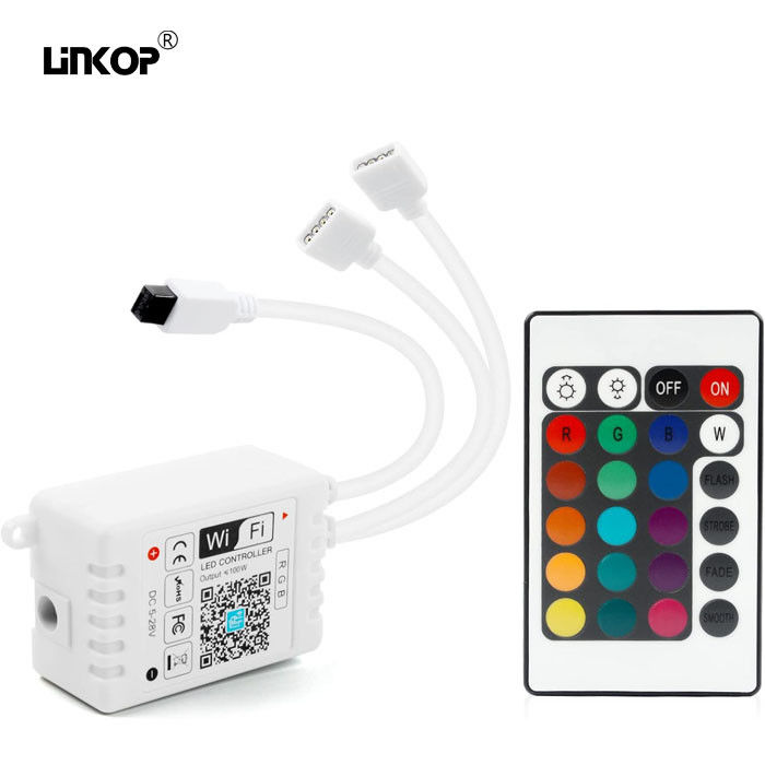 24key Wifi Smart App Control Led Lighting Controller For Rgb Led Light Strip