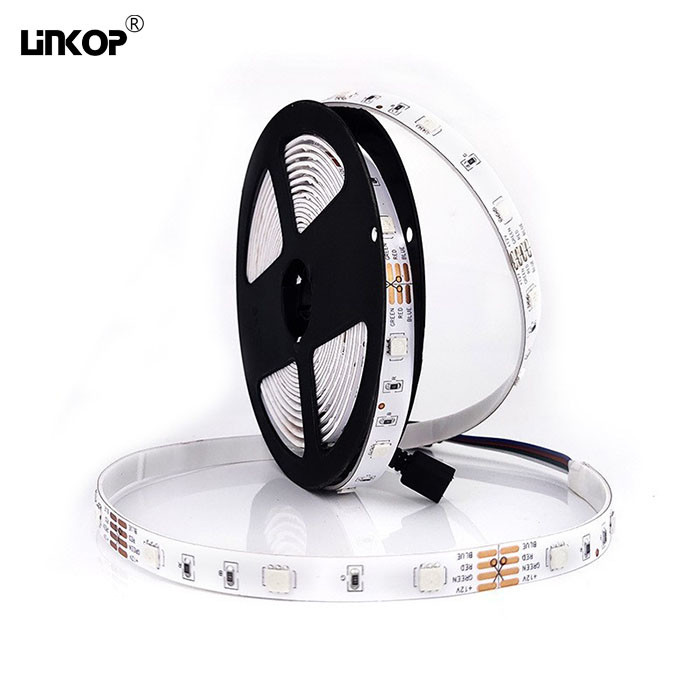 IP20 Non Waterproof 12V LED Strip Lights Color Changing 12V RGB LED ...