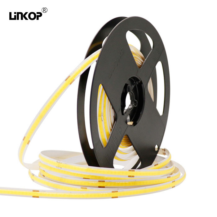 High Brightness COB LED Light Strip 12V 24V Single Color 480leds/M Chip ...